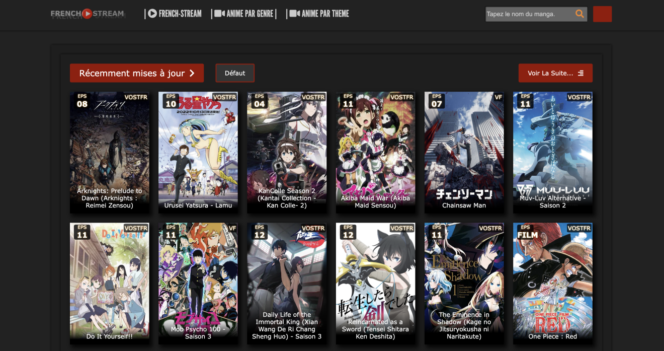 15 sites d’animés en streaming gratuits (VF et VOSTFR) - Selectronic.fr
