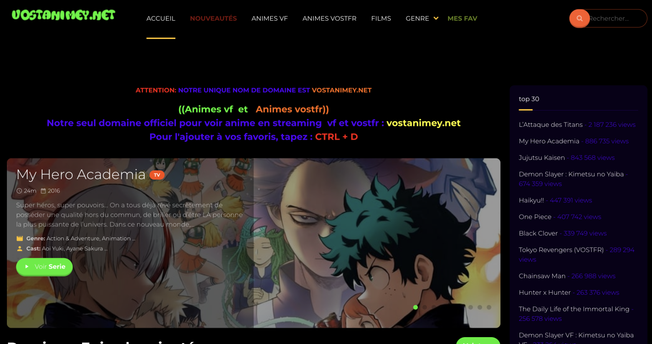 15 sites d’animés en streaming gratuits (VF et VOSTFR) - Selectronic.fr