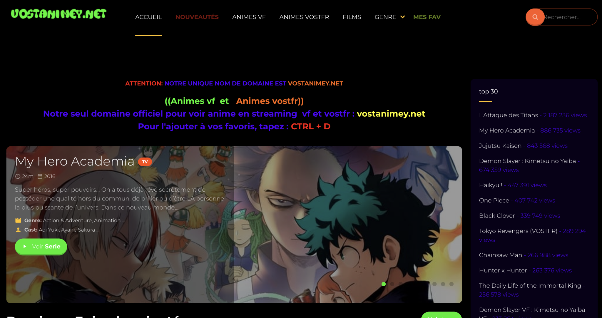 15 sites d’animés en streaming gratuits (VF et VOSTFR) - Selectronic.fr