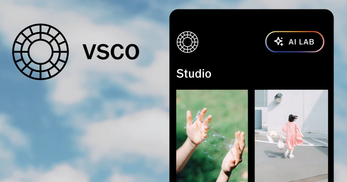 VSCO laissera l'IA gérer les retouches photo, mais comme le souhaitent ...